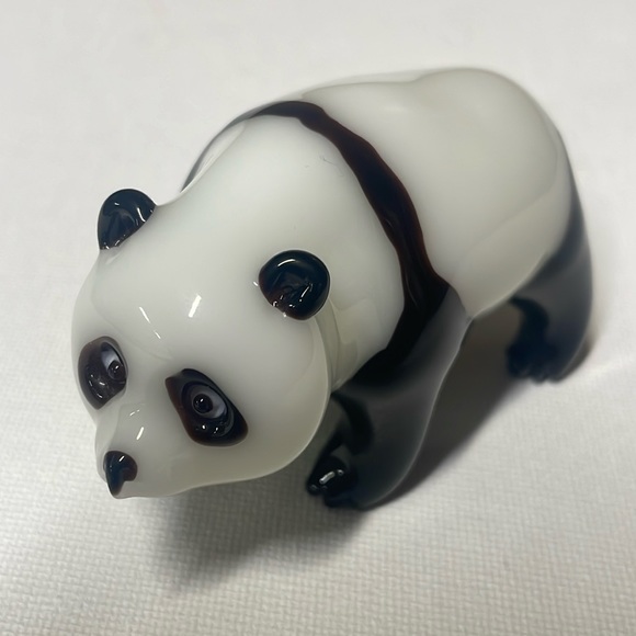 Art | Panda Hand Blown Glass 3 | Poshmark